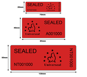 UniLabel - No Residue Security Labels. Universeal (UK) Ltd Security Seals