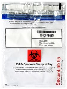 SecureLab 95 - ADR Specimen Transport Bags. Universeal UK