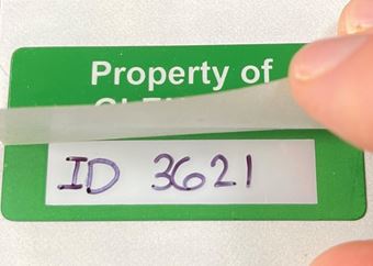 Custom Write & Seal Asset Labels. Universeal UK