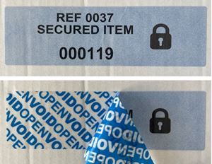 UniLabel Eco - Paper Security Labels . Universeal UK