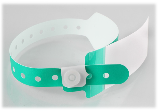 Hospital & Patient Vinyl XL Wristbands | Universeal UK