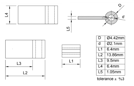 6mm Flag Ferrules | Universeal UK