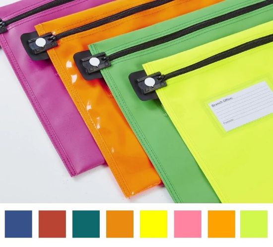 Reusable Mailing Pouch with Long Edge Zip | Secure Courier & Document ...