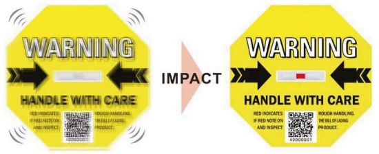 Shock Indicator Cargo Labels | Universeal UK