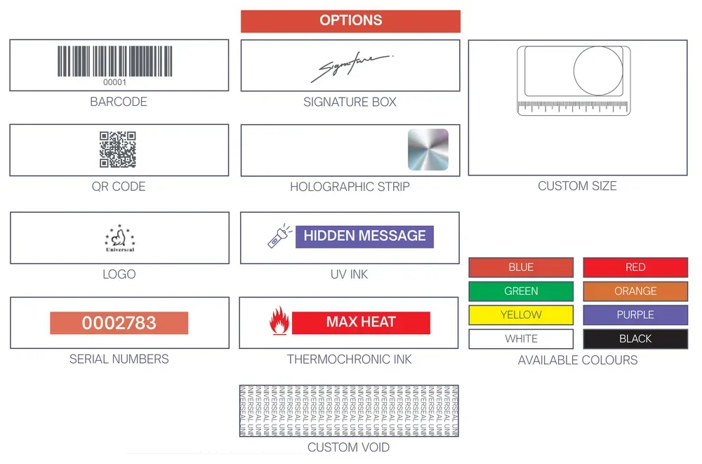 UniLabel Eco Paper Security Labels | Tamper-evident | Plastic-free ...
